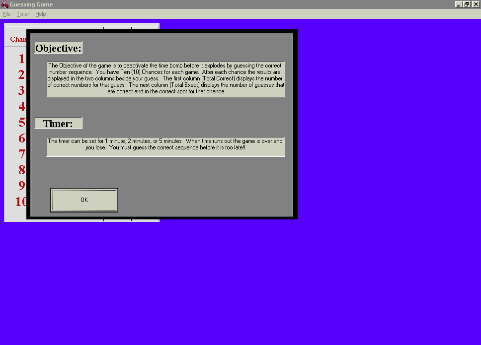Screenshot of Time Bomb (Windows, 1996) - MobyGames