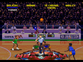 Screenshot of NBA Jam Tournament Edition (SEGA 32X, 1994) - MobyGames