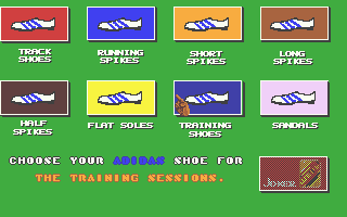 Screenshot of Daley Thompson's Olympic Challenge (Atari ST, 1988 ...