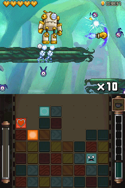 Screenshot of Henry Hatsworth in the Puzzling Adventure (Nintendo DS, 2009) - MobyGames