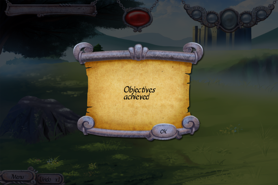 Screenshot of Avalon Legends Solitaire (iPhone, 2011) - MobyGames