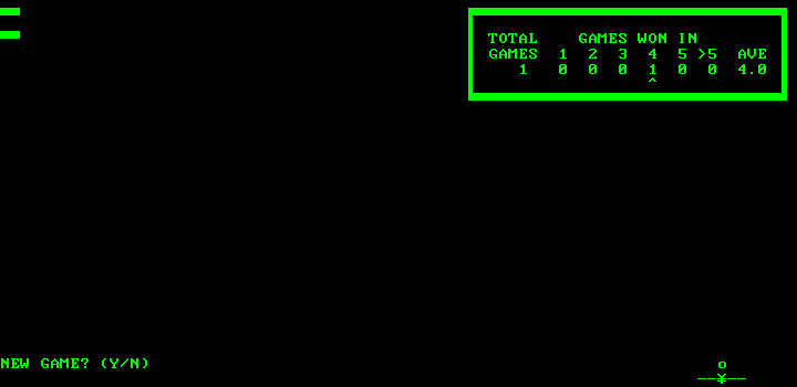 Screenshot of Ball (DOS, 1982) - MobyGames