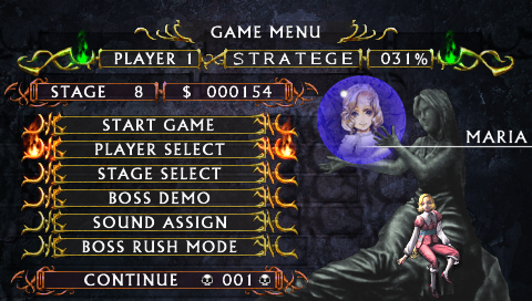 Screenshot of Castlevania: The Dracula X Chronicles (PSP, 2007) - MobyGames