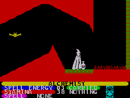 Screenshot of Alchemist (ZX Spectrum, 1984) - MobyGames