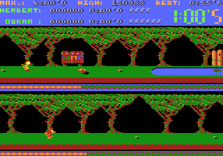 Screenshot of Herbert (Atari 8-bit, 1988) - MobyGames