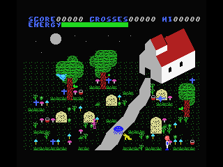 Screenshot of Chiller (MSX, 1984) - MobyGames