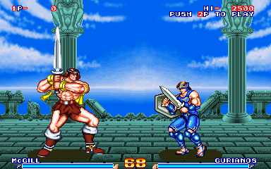 Screenshot of Blandia (Arcade, 1992) - MobyGames