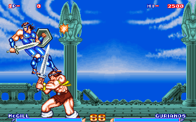 Screenshot of Blandia (Arcade, 1992) - MobyGames