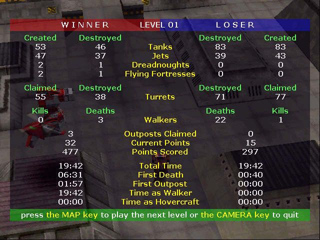 Screenshot of Future Cop: L.A.P.D. (PlayStation, 1998) - MobyGames