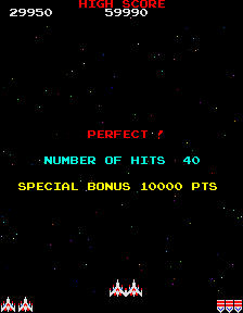 Screenshot of Galaga (Arcade, 1981) - MobyGames