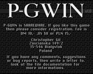 P-GWIN (1994) - MobyGames