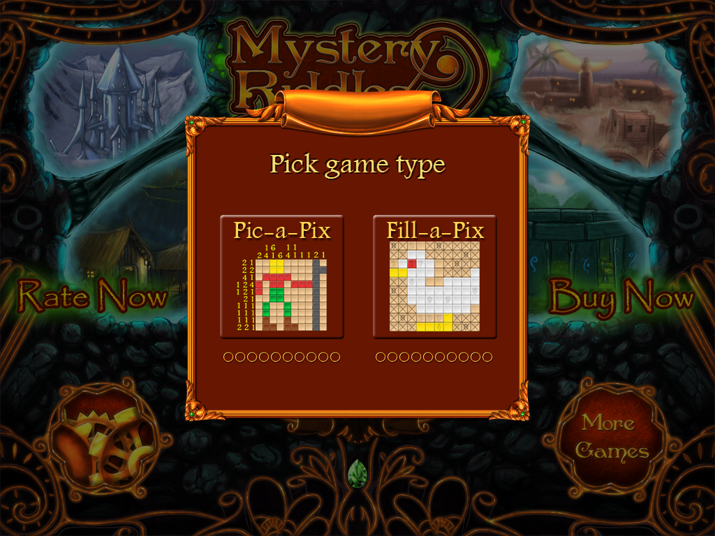 Screenshot of Mystery Riddles (iPad, 2013) - MobyGames