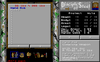 Screenshot of Disciples of Steel (Atari ST, 1991) - MobyGames