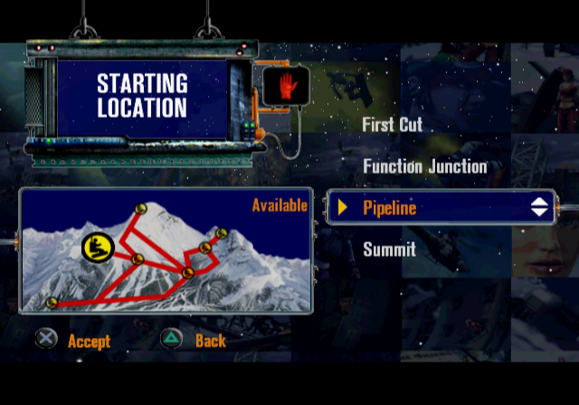 Screenshot of Dark Summit (PlayStation 2, 2001) - MobyGames