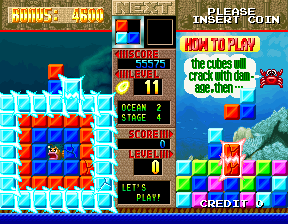 Screenshot of Emeraldia (Arcade, 1993) - MobyGames