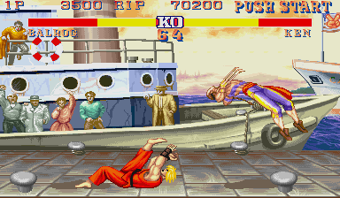 Screenshot of Street Fighter II: Champion Edition (Sharp X68000, 1992) - MobyGames