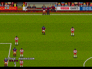 Screenshot of World Trophy Soccer (Genesis, 1992) - MobyGames