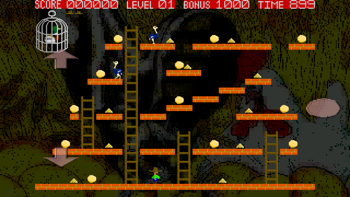 Screenshot of Chuckie Egg (Android, 1983) - MobyGames