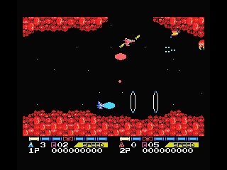 Screenshot of Life Force (MSX, 1986) - MobyGames