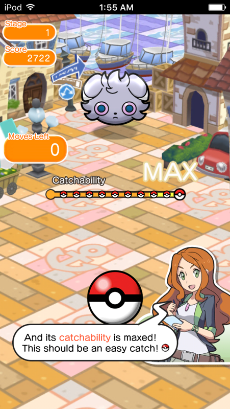 Screenshot of Pokémon Shuffle (iPhone, 2015) - MobyGames