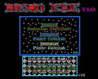 Screenshot of Memo Exe (Amiga, 1994) - MobyGames