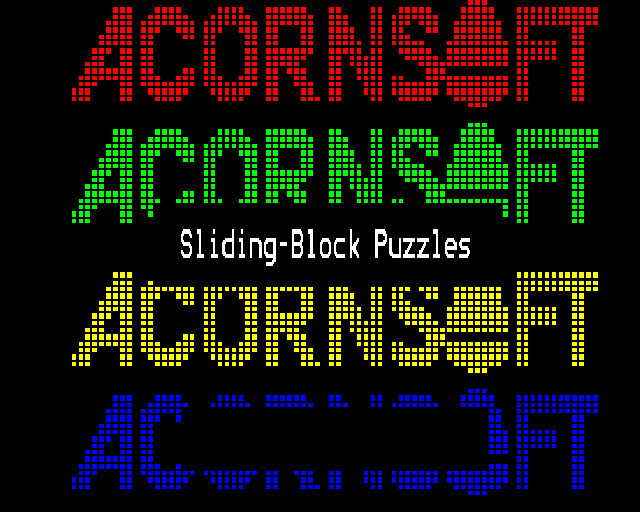 Sliding-Block Puzzles (1982) - MobyGames
