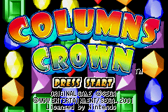 Columns Crown screenshots - MobyGames