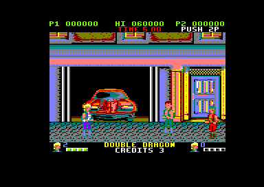 Screenshot of Double Dragon (Amstrad CPC, 1987) - MobyGames