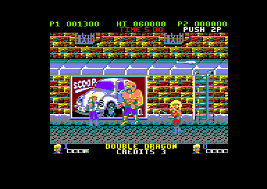 Screenshot of Double Dragon (Amstrad CPC, 1987) - MobyGames