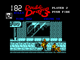 Screenshot of Double Dragon 3: The Rosetta Stone (Amstrad CPC, 1990) - MobyGames