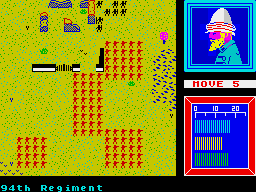 Screenshot of Zulu War (ZX Spectrum, 1987) - MobyGames