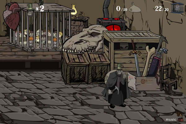 Screenshot of Orphan Feast (Browser, 2007) - MobyGames