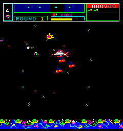 Screenshot of Funky Fish (Arcade, 1981) - MobyGames