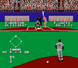 Screenshot of Bases Loaded 3 (NES, 1990) - MobyGames