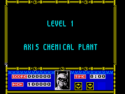 Screenshot of Batman (ZX Spectrum, 1989) - MobyGames