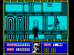 Screenshot of Batman (ZX Spectrum, 1989) - MobyGames