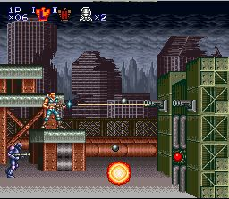Screenshot of Contra III: The Alien Wars (SNES, 1992) - MobyGames