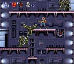 Screenshot of Contra III: The Alien Wars (SNES, 1992) - MobyGames