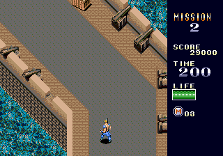 Screenshot of Mercs (Genesis, 1990) - MobyGames