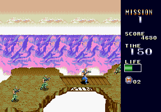Screenshot of Mercs (Genesis, 1990) - MobyGames