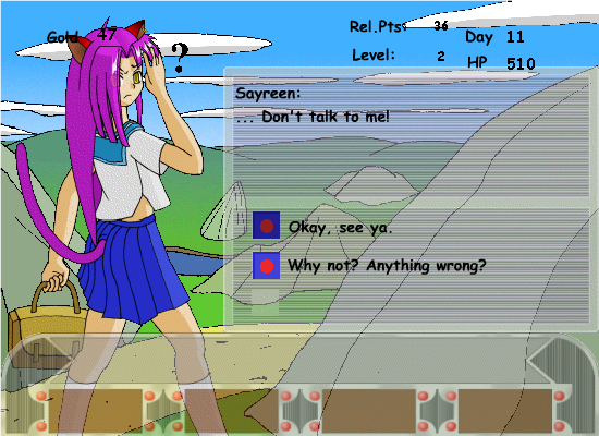 Screenshot of Catgirl Planet (Browser, 2006) - MobyGames