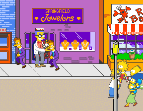 Screenshot of The Simpsons (Arcade, 1991) - MobyGames