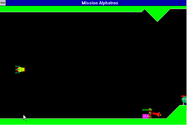 Screenshot of Mission Alphatron (Windows 3.x, 1984) - MobyGames