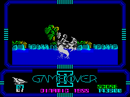 Screenshot of Game Over II (ZX Spectrum, 1987) - MobyGames