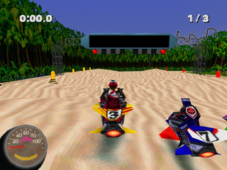 Screenshot of Jet Moto 2 (PlayStation, 1997) - MobyGames