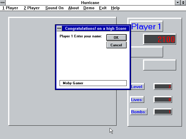 Screenshot of Hurricane (Windows 3.x, 1993) - MobyGames