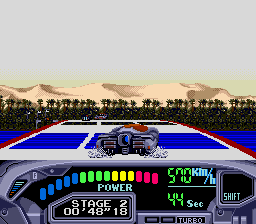 Screenshot of OutRun 2019 (Genesis, 1993) - MobyGames