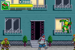 Screenshot of Teenage Mutant Ninja Turtles (Game Boy Advance, 2003 ...