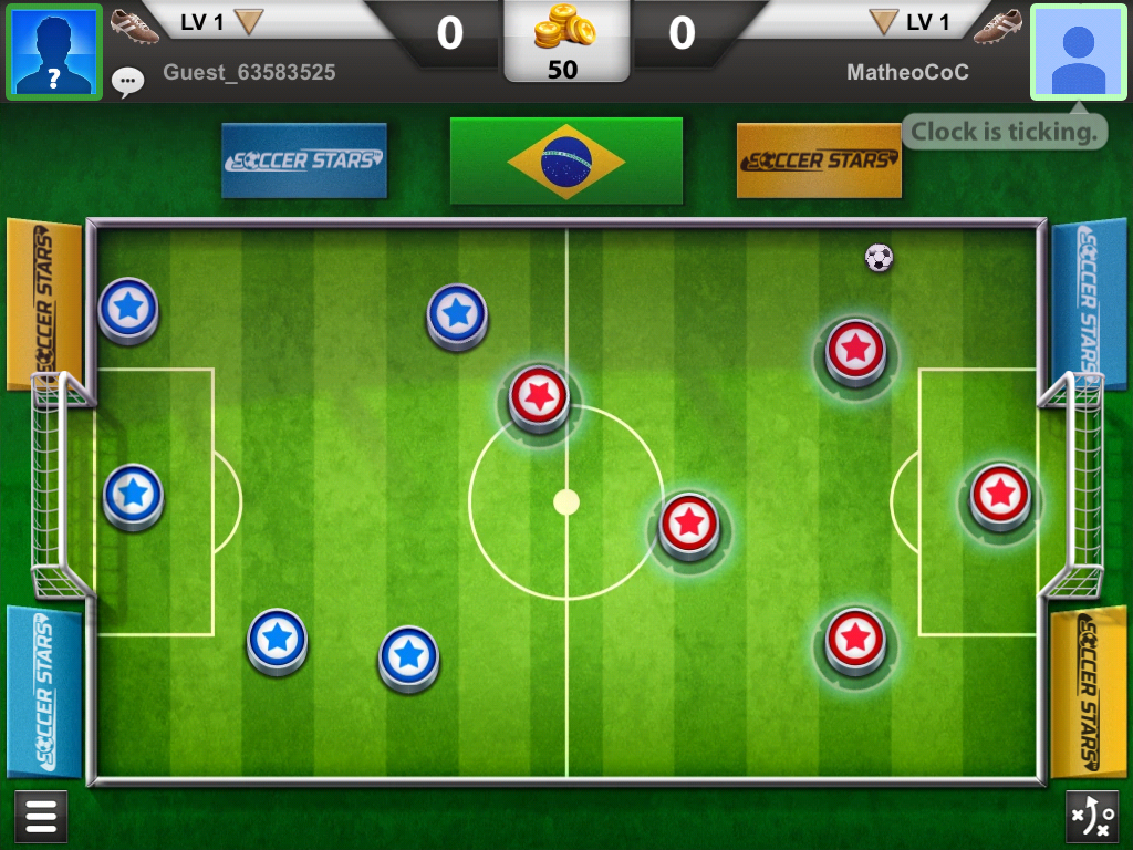 Screenshot of Soccer Stars (iPad, 2014) - MobyGames