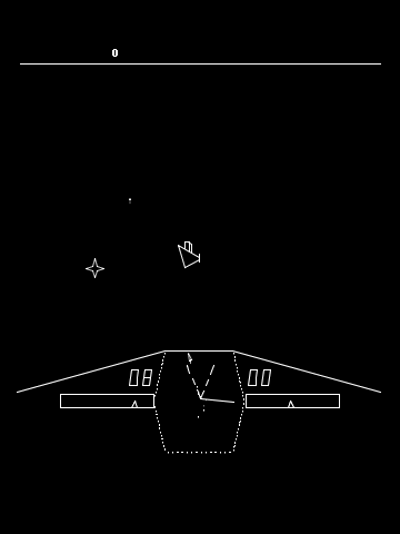 Screenshot of Polar Rescue (Vectrex, 1983) - MobyGames